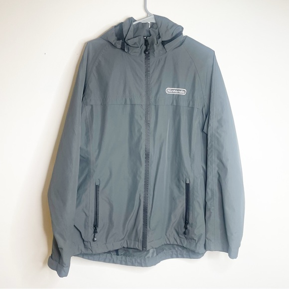 Nintendo | Jackets & Coats | Nintendo Employee Rain Coat Wind Breaker ...